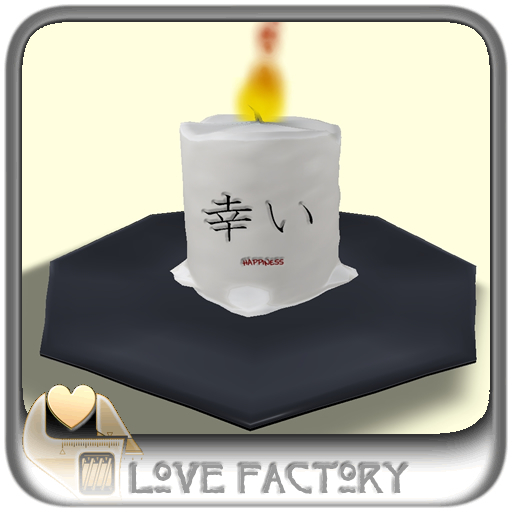 Second Life Marketplace - !-[LoveFactory]- Japanese candle Happiness *Box*