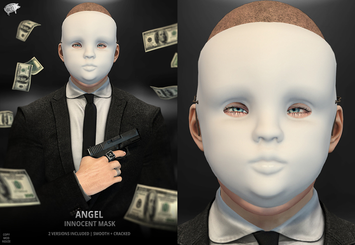 Second Life Marketplace - Mad' - Innocent Mask [Angel]