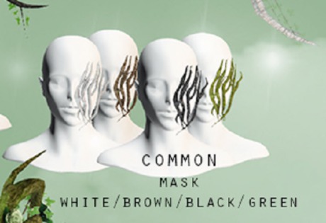 Second Life Marketplace - C L A Vv. Spring Fae - Mask Green