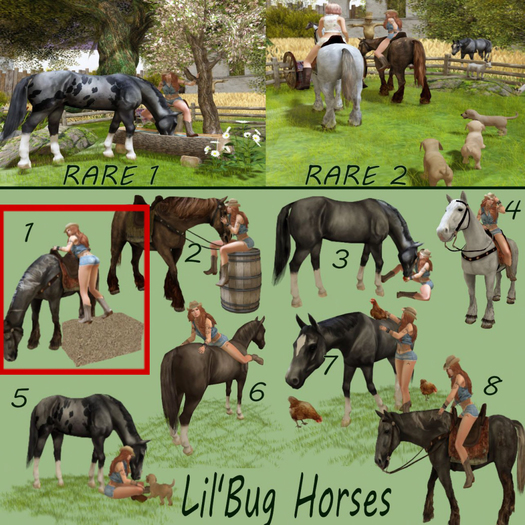 Second Life Marketplace - Lil'Bug Horses 1