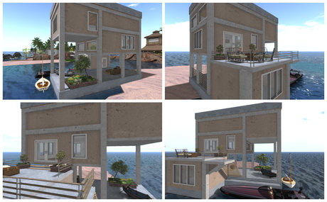 Second Life Marketplace - Summer Boat House(48LI, 18x16)