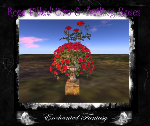 Second Life Marketplace - 4th July Flowers ~ Red Trailing Roses ...