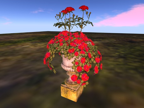 Second Life Marketplace - 4th July Flowers ~ Red Trailing Roses ...