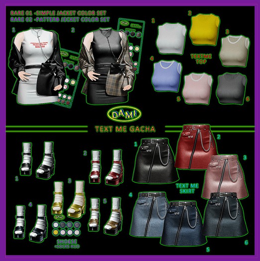 Second Life Marketplace - DAMI TEXT ME GACHA SHOES *5 maitreya