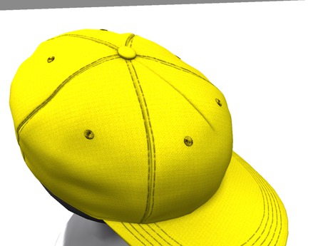 Second Life Marketplace - [TFD] SPORT CAPPY Yellow (Boxed)