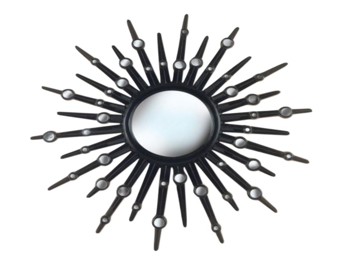 Second Life Marketplace - Black Sunburst Mirror Alpha Texture