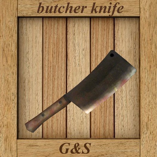 Second Life Marketplace - butcher knife [G&S] storage vendor crate ...