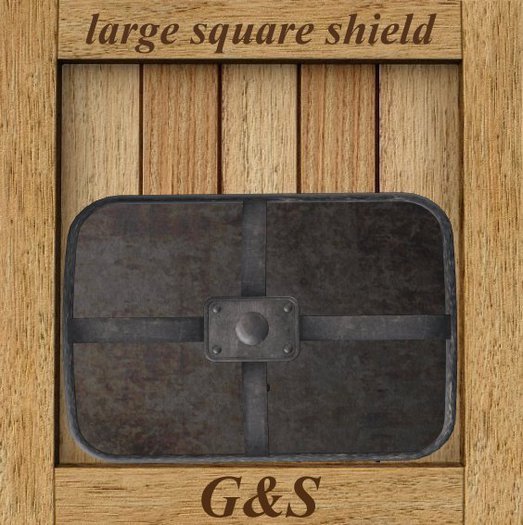 Second Life Marketplace - Large square shield [G&S] storage vendor ...