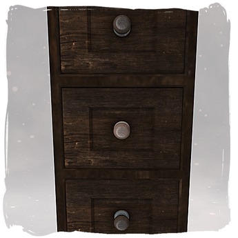Second Life Marketplace - Dragon Magick Wares Knick Knack Drawers Dark