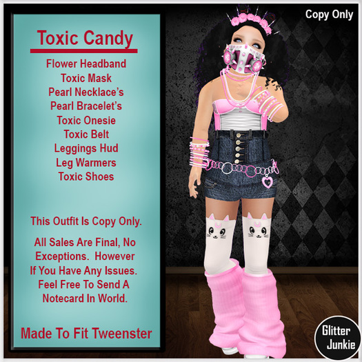 Second Life Marketplace - Glitter Junkie - Toxic Candy (Tweenster)