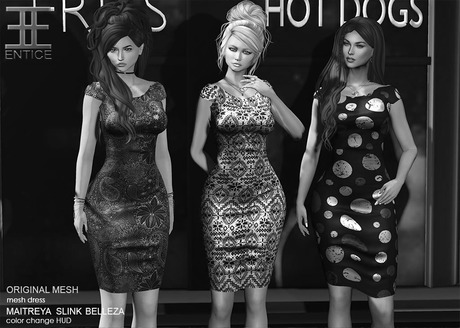 Second Life Marketplace - Entice - Eye of the Needle Dress DEMO
