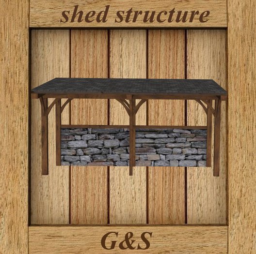 Second Life Marketplace - shed structure [G&S] storage vendor crate ...