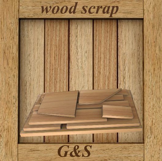Second Life Marketplace - wood scrap [G&S] storage vendor crate texture md