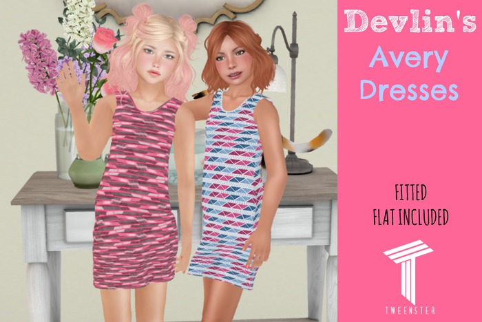 Second Life Marketplace - Devlin's - Tweenster - Avery Dresses