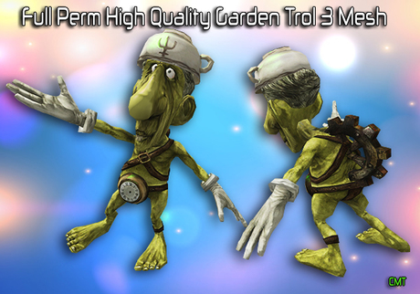 Second Life Marketplace - Full Perm High Quality Garden Troll 3 Mesh