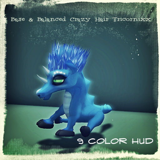 Second Life Marketplace - Base & Balanced Crazy Hair Tricornixx