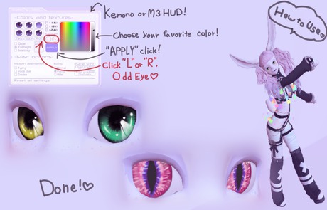 Second Life Marketplace - [MEOWAN] M3/Kemono -Demon Eye-