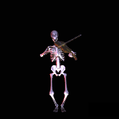 Second Life Marketplace - Animated Skeleton Dancing With Fiddle