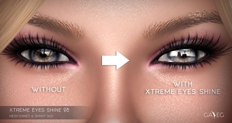 Second Life Marketplace - DISCOUNTED !!! [GA.EG] Xtreme Eyes Shine