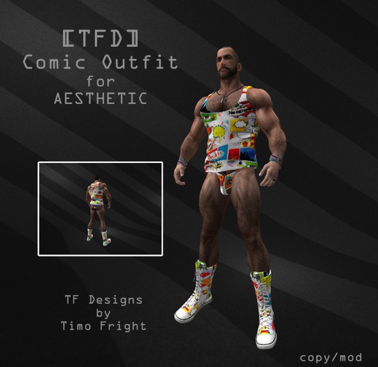 Second Life Marketplace - [TFD] OUTFIT COMIC - Aesthetic