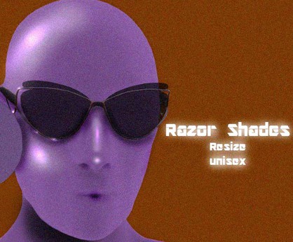 Second Life Marketplace - Razor Shades Black