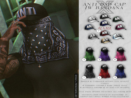Second Life Marketplace - Xenials - ANTI Dad Cap 4-Green