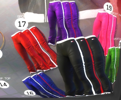 Second Life Marketplace - OSMIA - Nostalgia.Gacha.Pants - Maitreya - Red