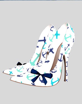 Second Life Marketplace - NAUTICAL Bow Heels & HUD for Maitreya, Slink ...