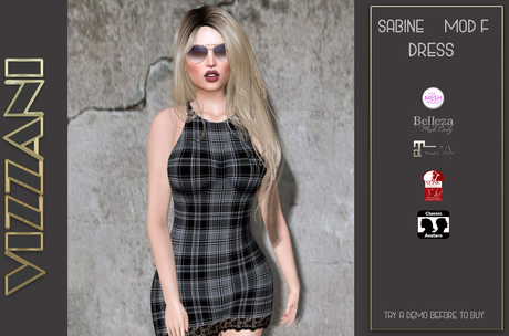 Second Life Marketplace - SABINE DRESS MOD F -VIZZANI DESIGNS