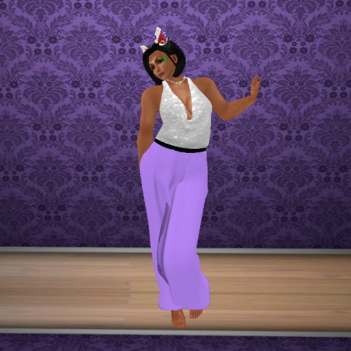Second Life Marketplace Purple Dress