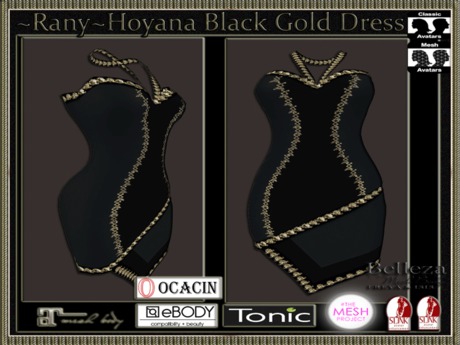Second Life Marketplace - ~Rany~Hoyana Black Gold PROMO