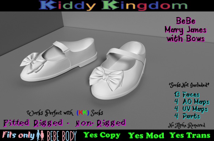 Second Life Marketplace - (KK) BeBe Mary Janes Deliver Box