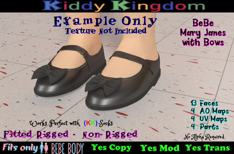 Second Life Marketplace - (KK) BeBe Mary Janes Deliver Box