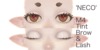 Second Life Marketplace - 'NECO' M4 Eyebrows & Eyelash(wear)