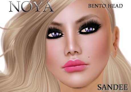 Second Life Marketplace - **NOYA** Bento SANDEE - Bento Head incl Anim ...