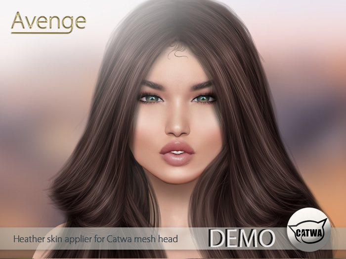 Second Life Marketplace - [Avenge] Heather skin applier for Catwa - demo