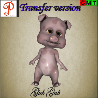 Second Life Marketplace - The Piggy -- Fat Pack (Transfer version)