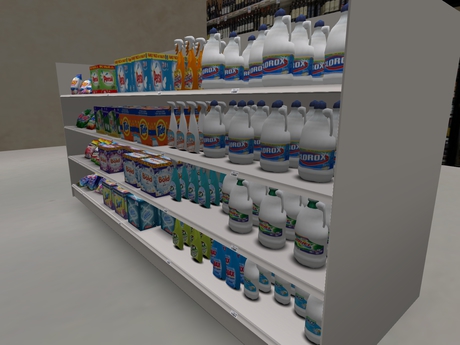 Second Life Marketplace - Cleaning products display-Freedom creations