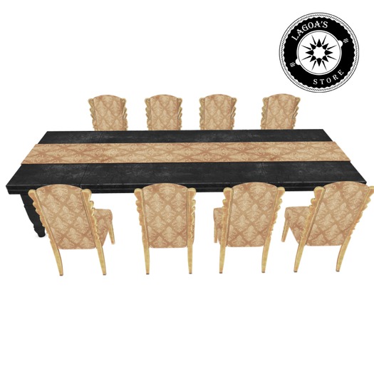 Second Life Marketplace - Elegant Mess / Elegant Table & Chairs / RARE ...