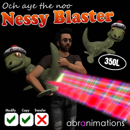 Second Life Marketplace - Nessy Bottom Blaster by Abranimations