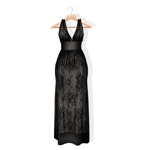 Second Life Marketplace - The Annex - Tempest Dress - Noir - Freya ...