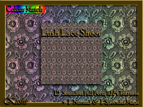 Second Life Marketplace - Lush Lace Sheer Textures