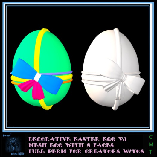 Second Life Marketplace - SS Decorative Easter Egg V5