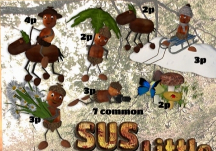 Second Life Marketplace - SUS - Little Acorn Gacha - Complete Set of ...