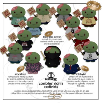 Second Life Marketplace - [blissiere] zombies' rights activists - human ...