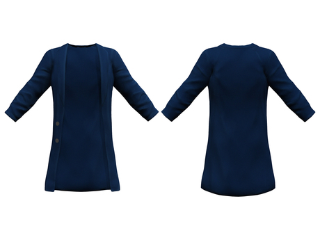 Second Life Marketplace - Full Perm Men's Long Felt Coat For Adin ...