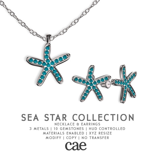 Second Life Marketplace - Cae :: Sea Star :: Collection [bagged]
