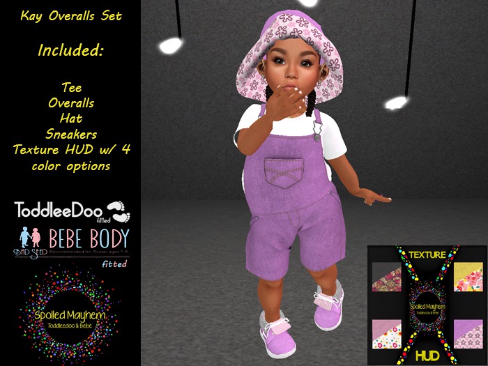Second Life Marketplace Sm Kay Overall Set {add Me}