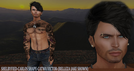 Second Life Marketplace - SHELBYFIED CARLOS SHAPE CATWA VICTOR BELLEZA ...