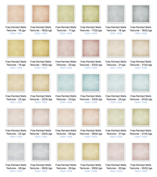 Second Life Marketplace - Empire I 60 Free Painted Wall Textures I ...